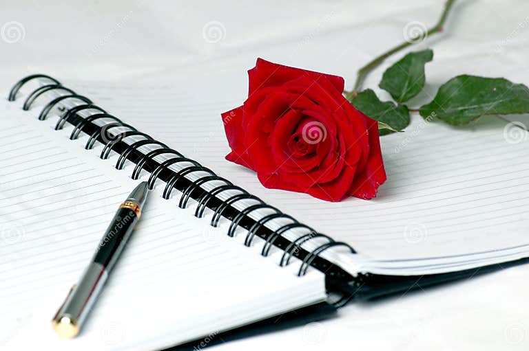 Love diary stock photo. Image of focus, colour, write, color - 545198