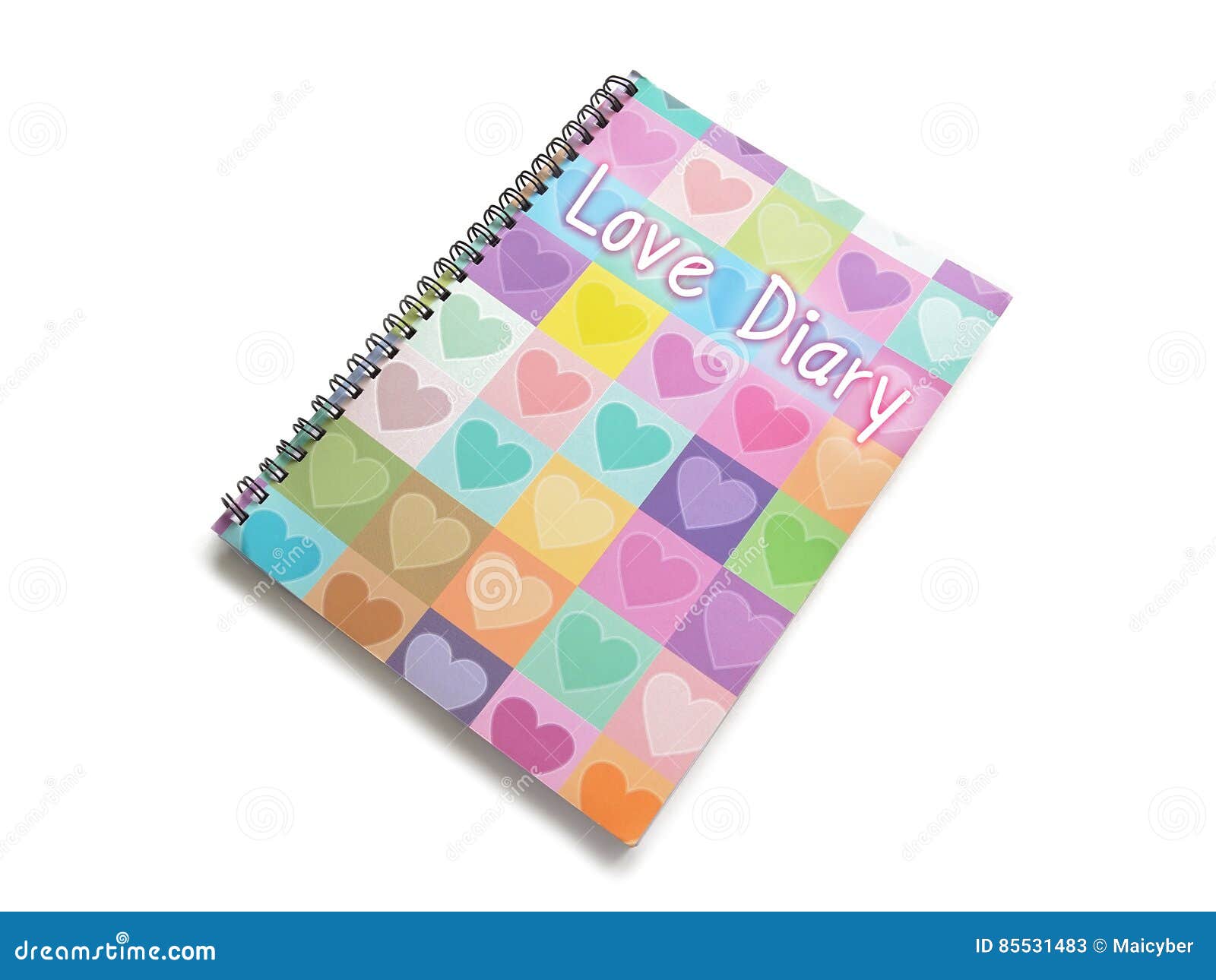 Love Diary stock image. Image of education, cover, paper - 85531483
