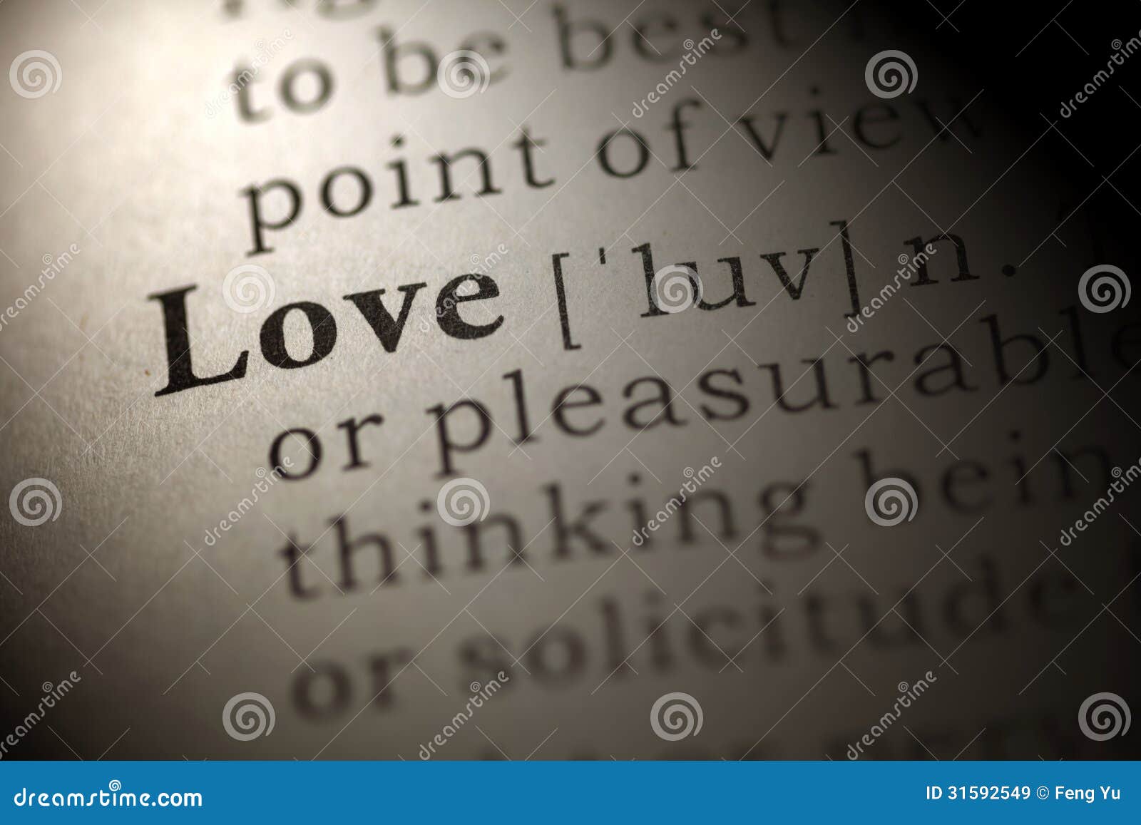 Love stock image. Image of page, definition, printing - 31592549