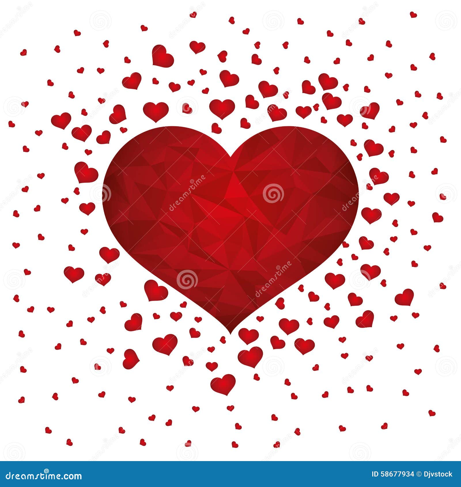 Love digital design. stock vector. Illustration of marriage - 58677934