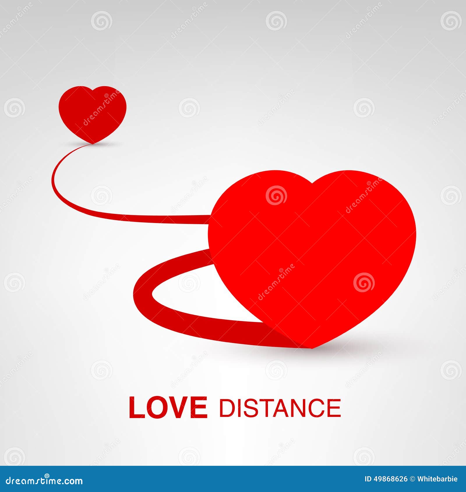Love Distance stock vector. Illustration of icon, background - 49868626