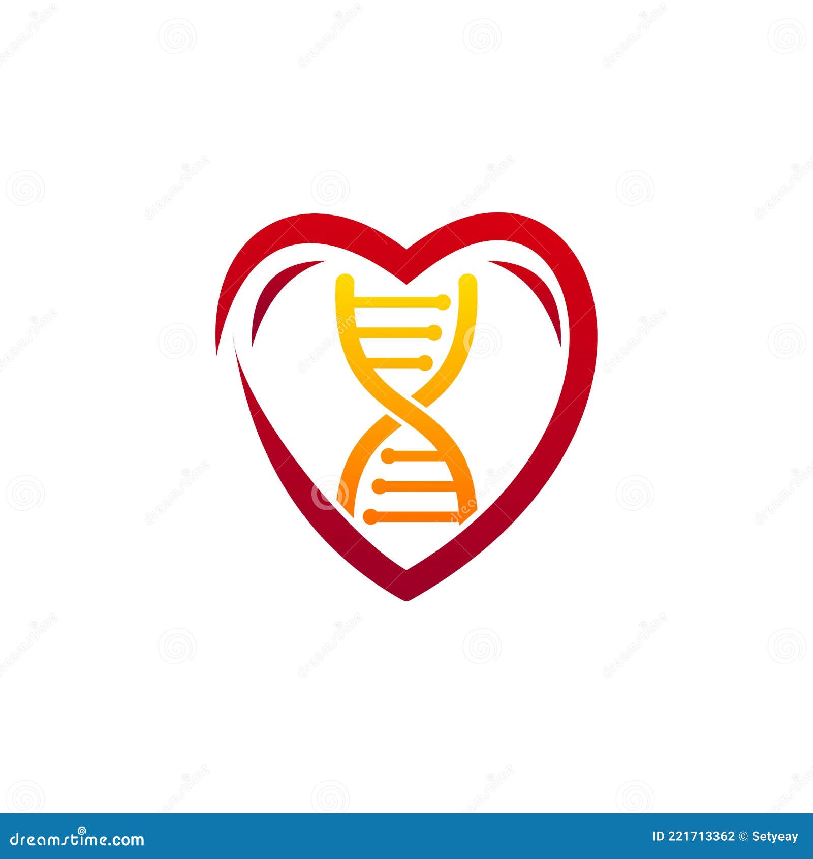 Love DNA Logo Vector Template, Creative DNA Logo Design Concepts Stock ...