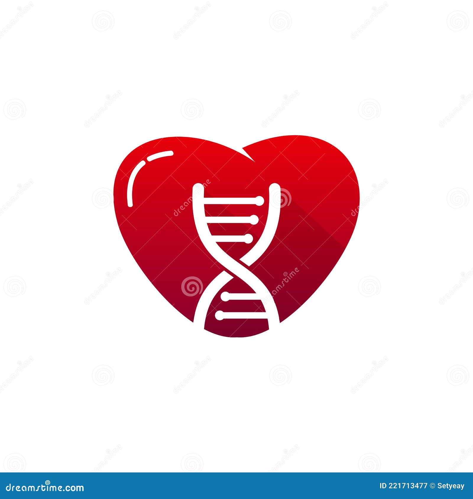 Love DNA Logo Vector Template, Creative DNA Logo Design Concepts Stock ...