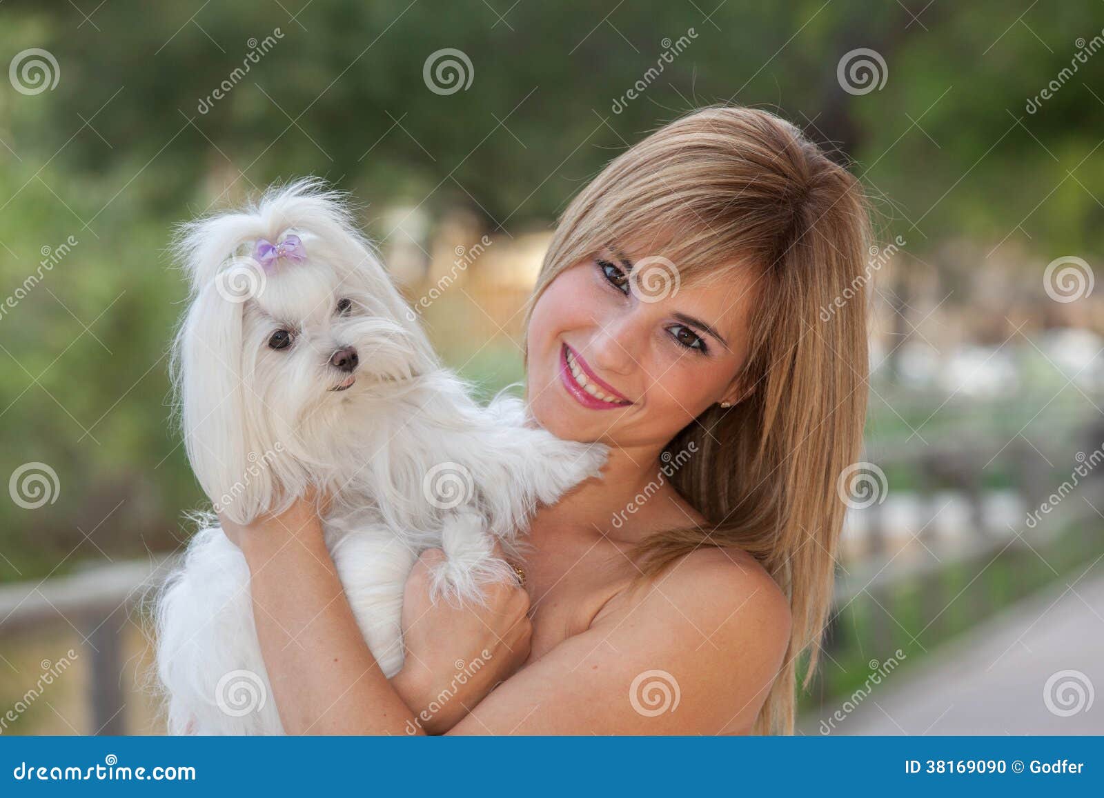 Love Of Dogs Woman With Pet Stock Photo - Image: 38169090