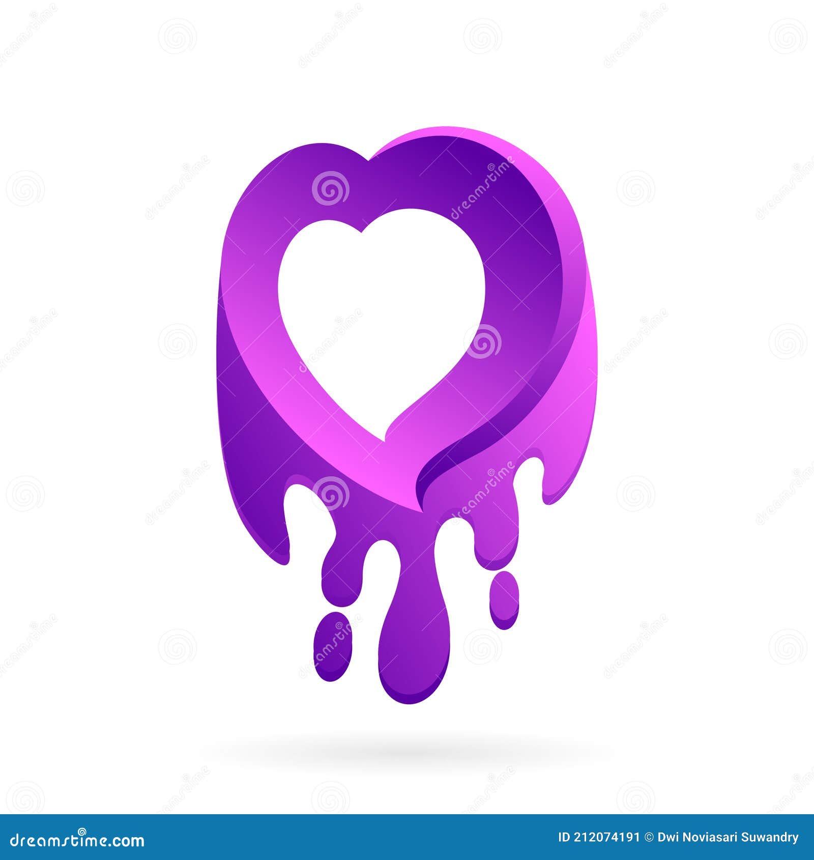 Love Drop Isolate Logo Template Stock Vector - Illustration of giving ...