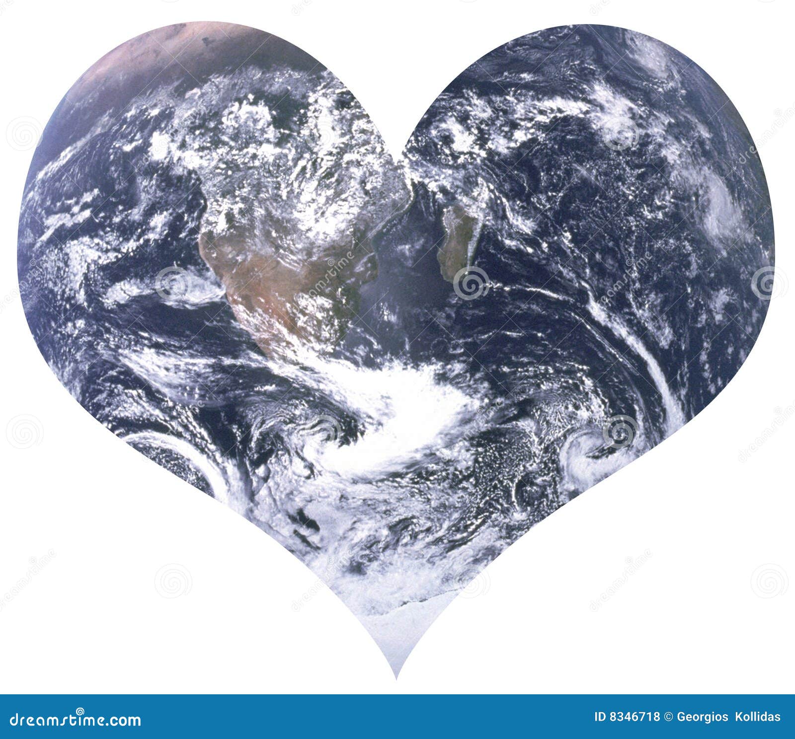 Love for earth stock illustration. Illustration of shape - 8346718