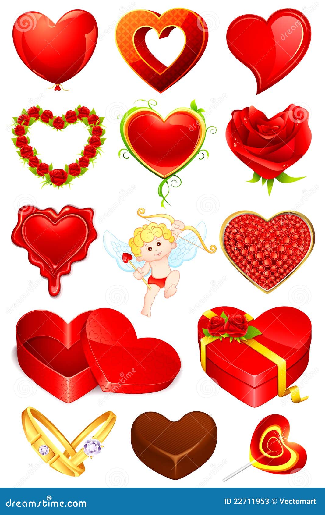 Love Element stock vector. Illustration of gift, concept - 22711953