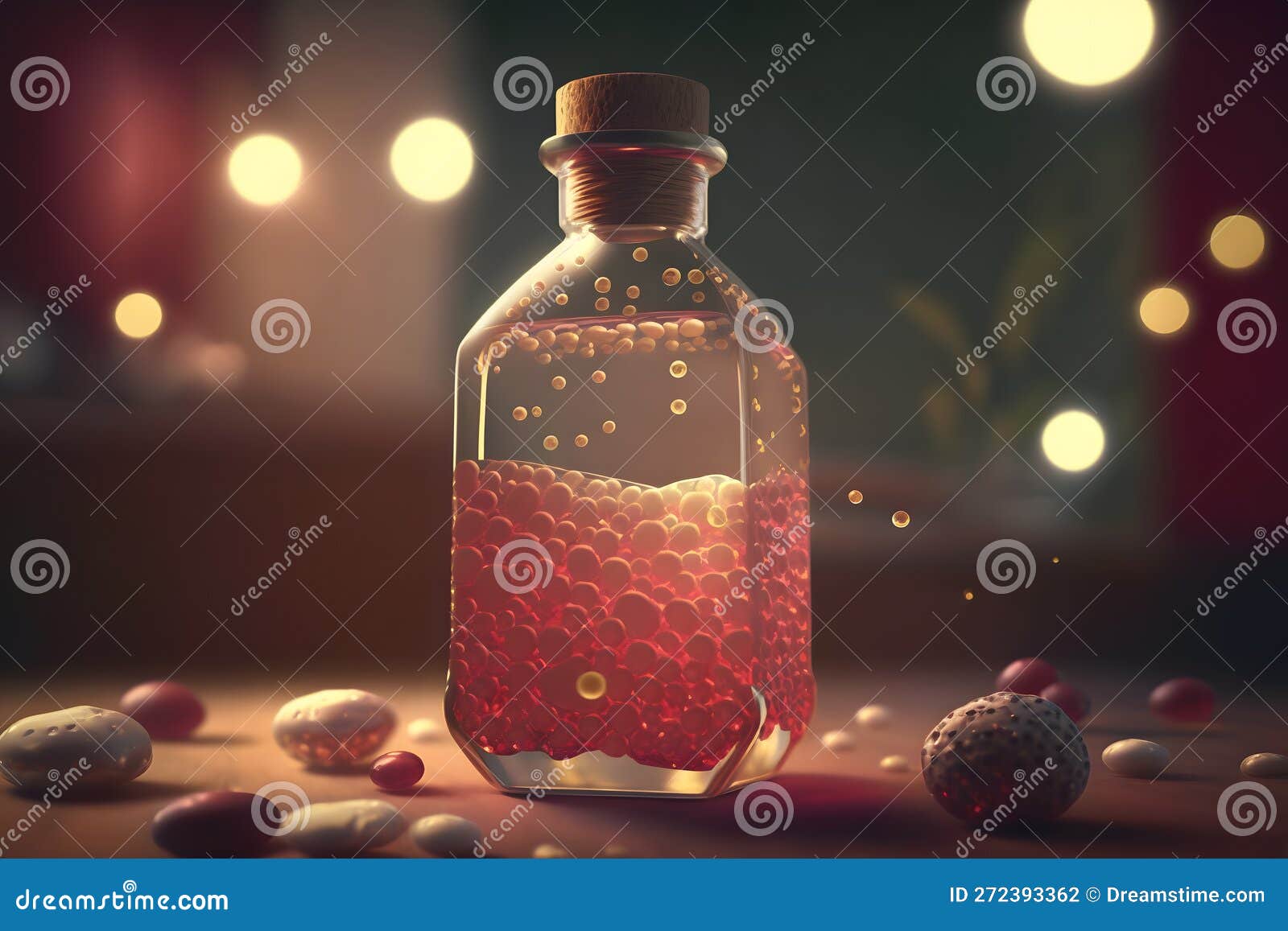 Love Elixir Bottle. Neural Network AI Generated Stock Photo - Image of ...
