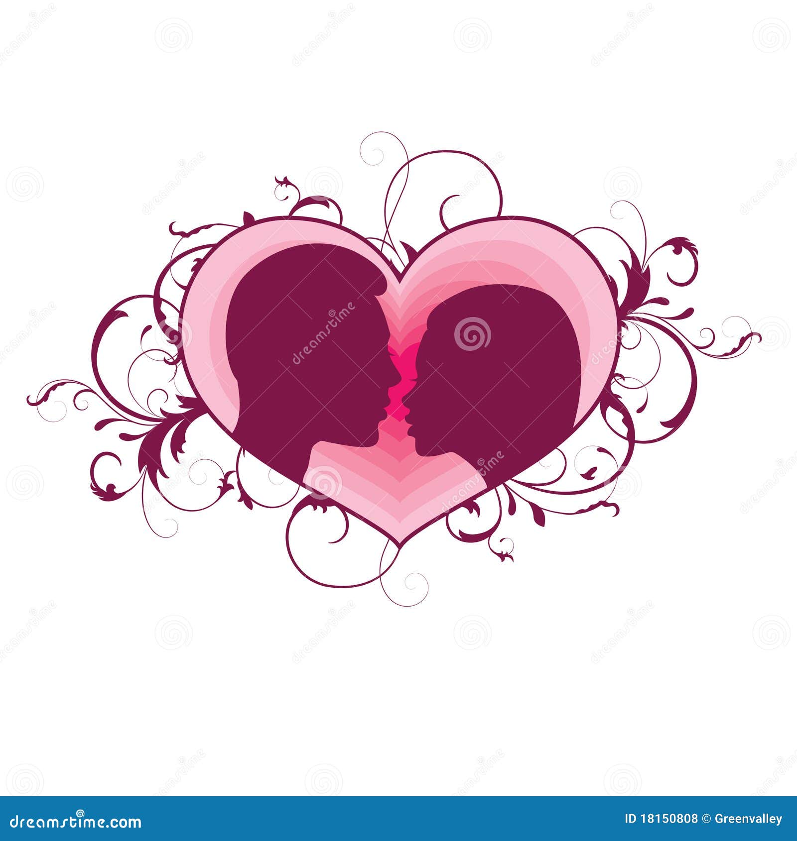 Love Emblem Vector Illustration | CartoonDealer.com #18150808
