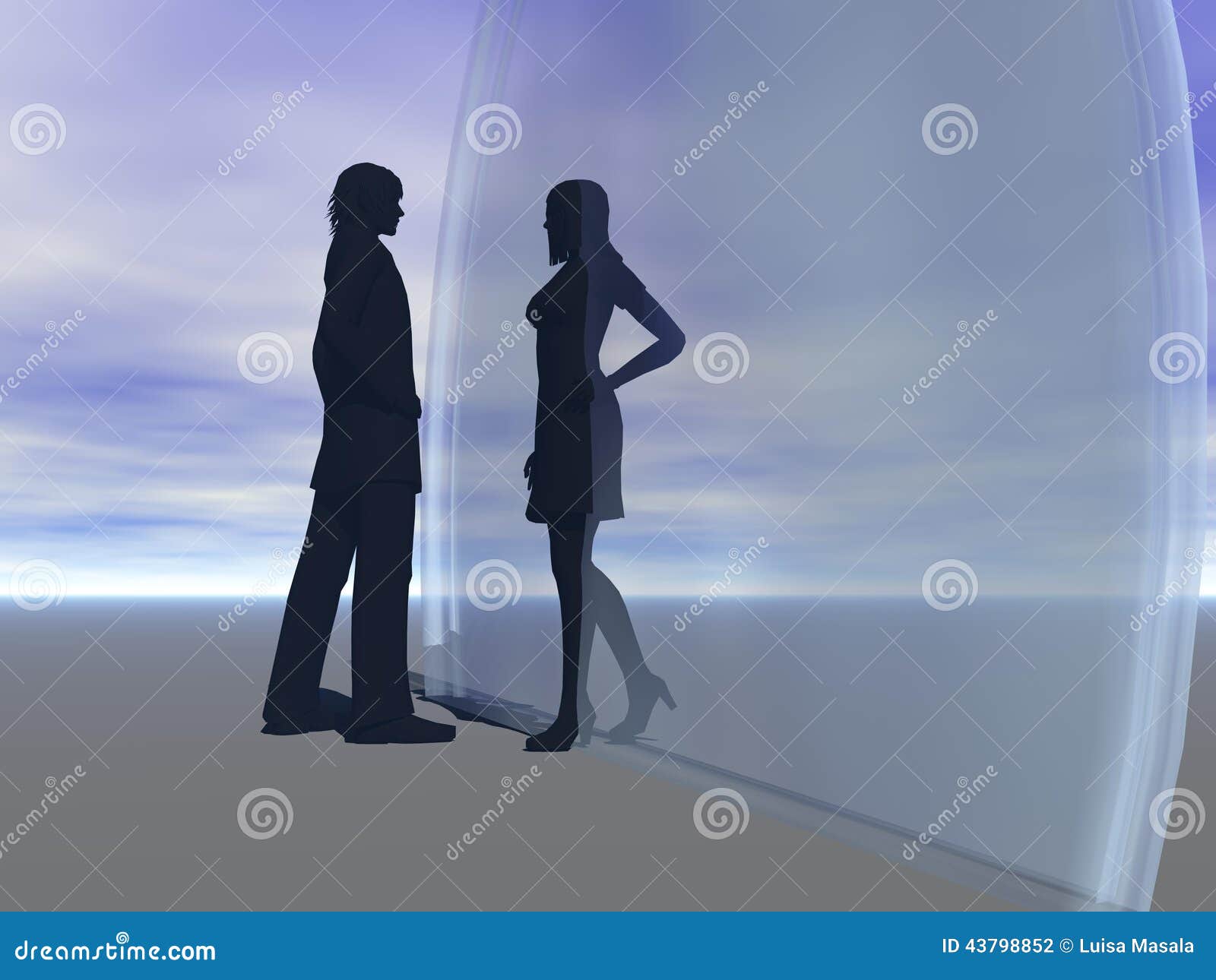Love stock illustration. Illustration of barrier, tight - 43798852