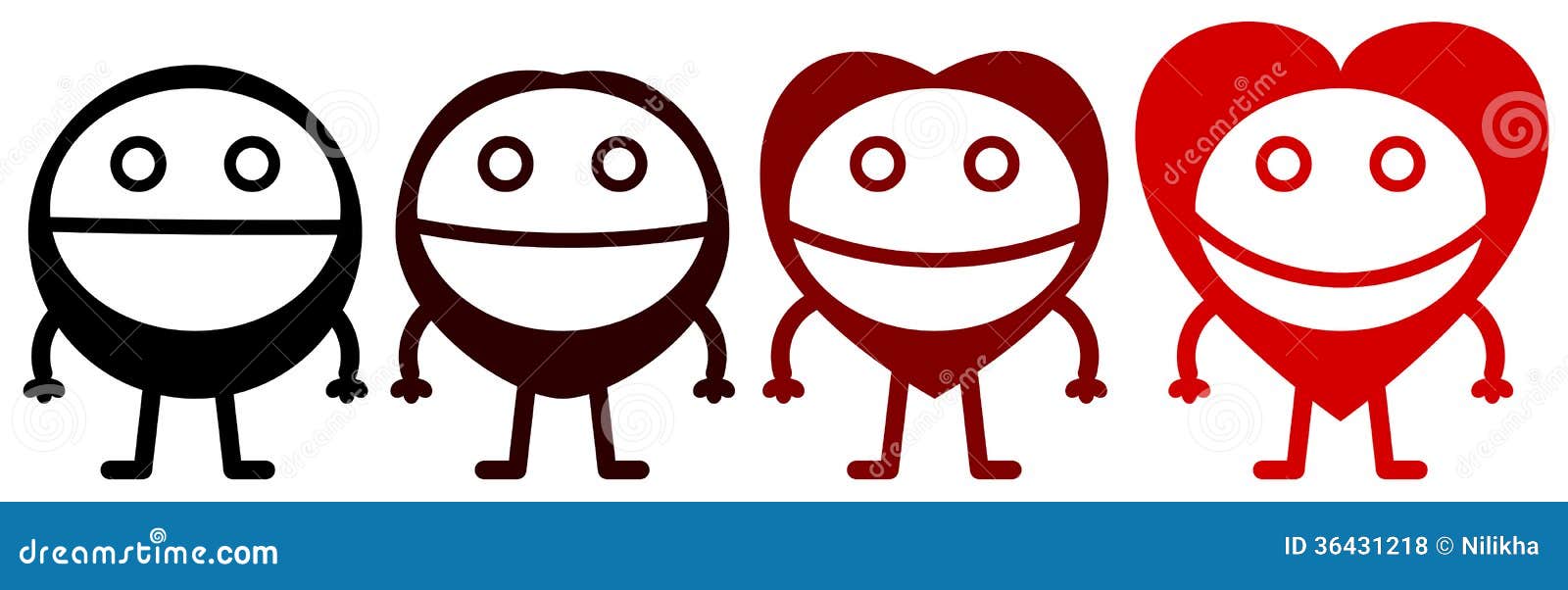 Love evolution stock illustration. Illustration of love - 36431218