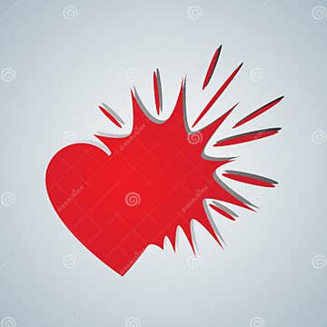 Love explosion stock vector. Illustration of explosion - 38495905