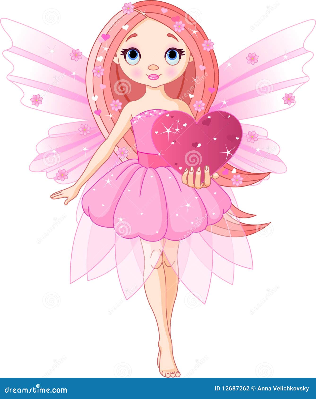 Love Fairy stock vector. Illustration of costume, angel - 12687262