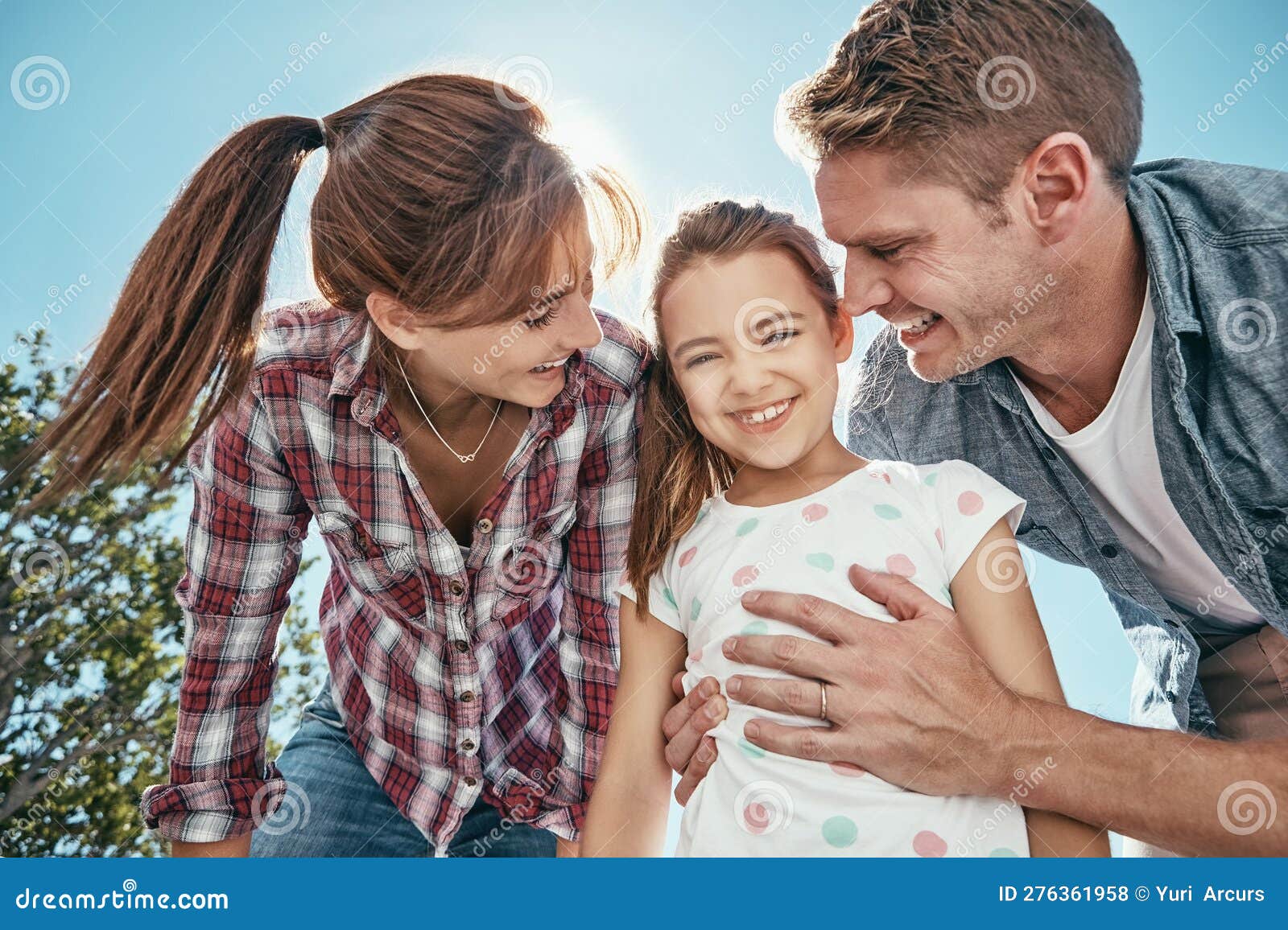 The Love of a Family Makes the Days Brighter. a Family Bonding Together ...