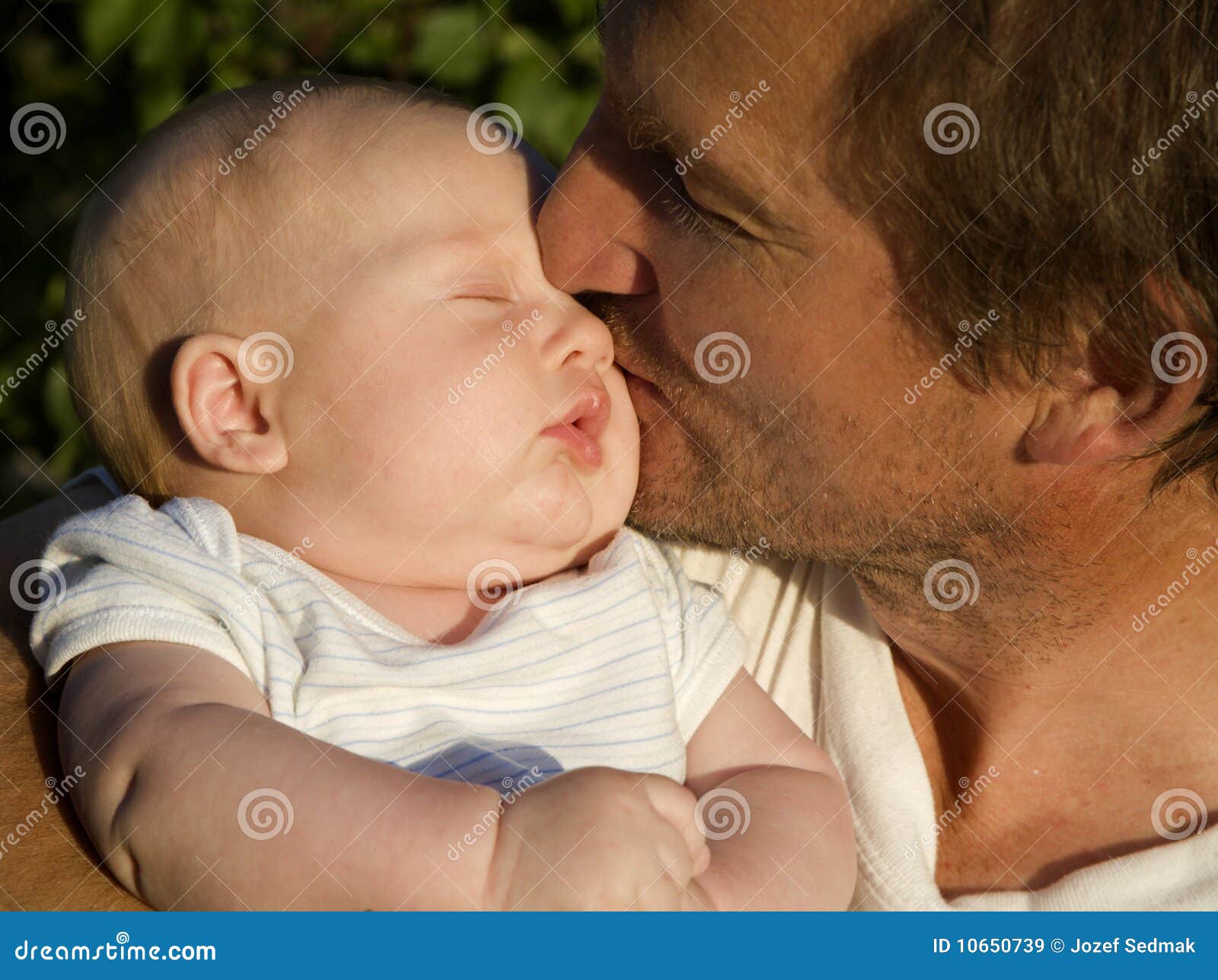 Love of father and baby stock image. Image of emotion - 10650739