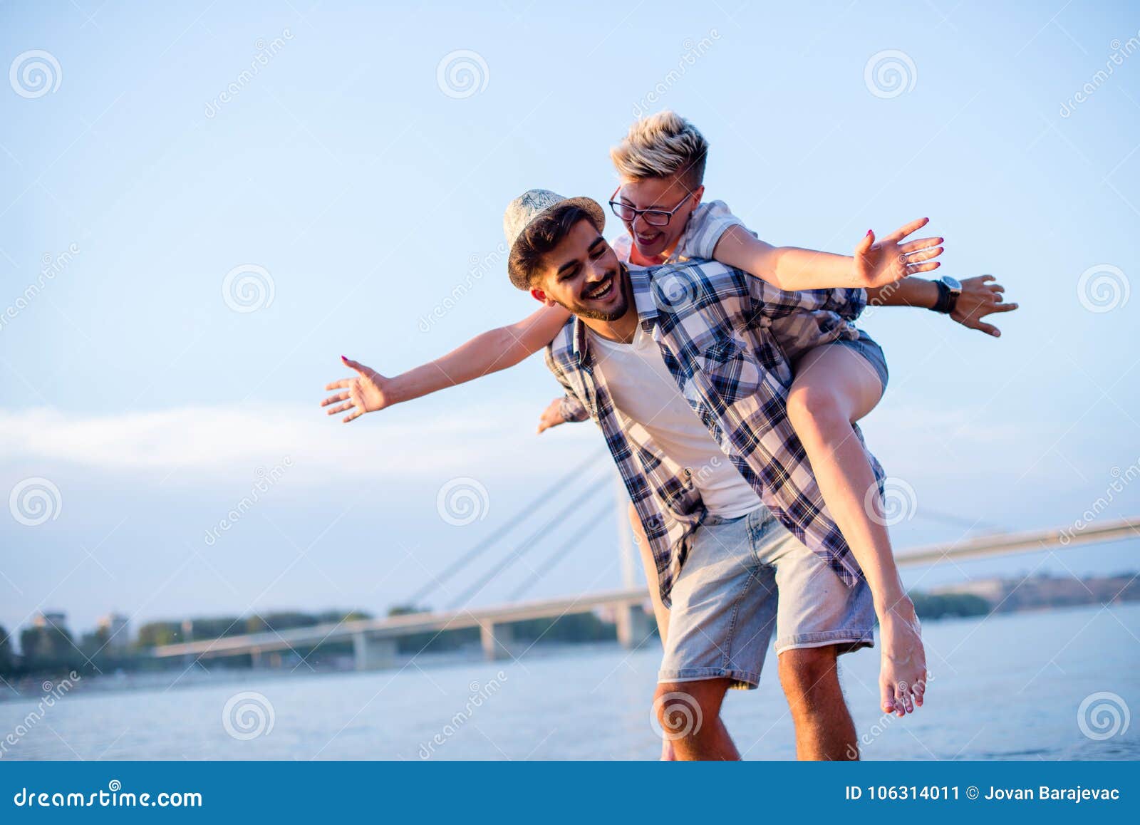 Love is flying in the air stock image. Image of affectionate - 106314011