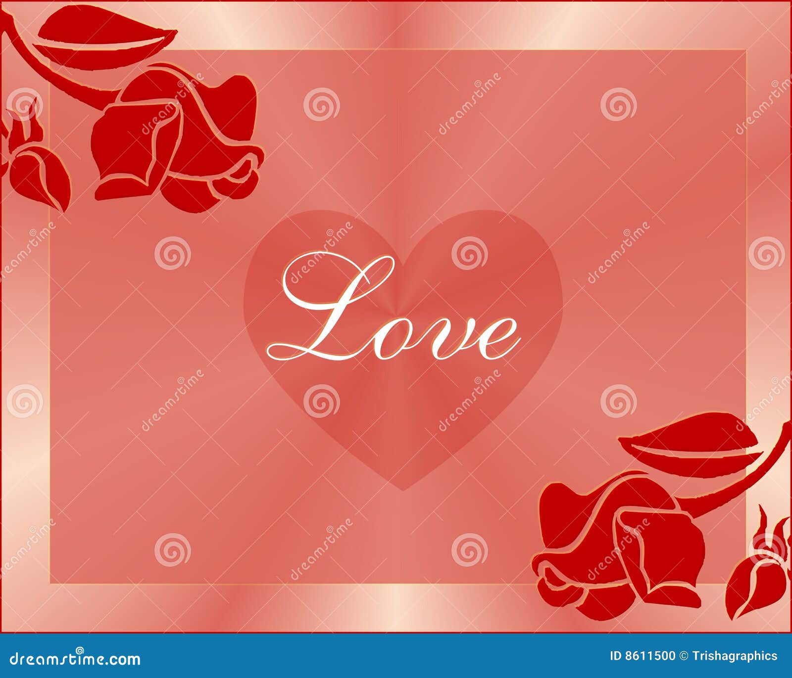 Love frame stock illustration. Illustration of wedding - 8611500