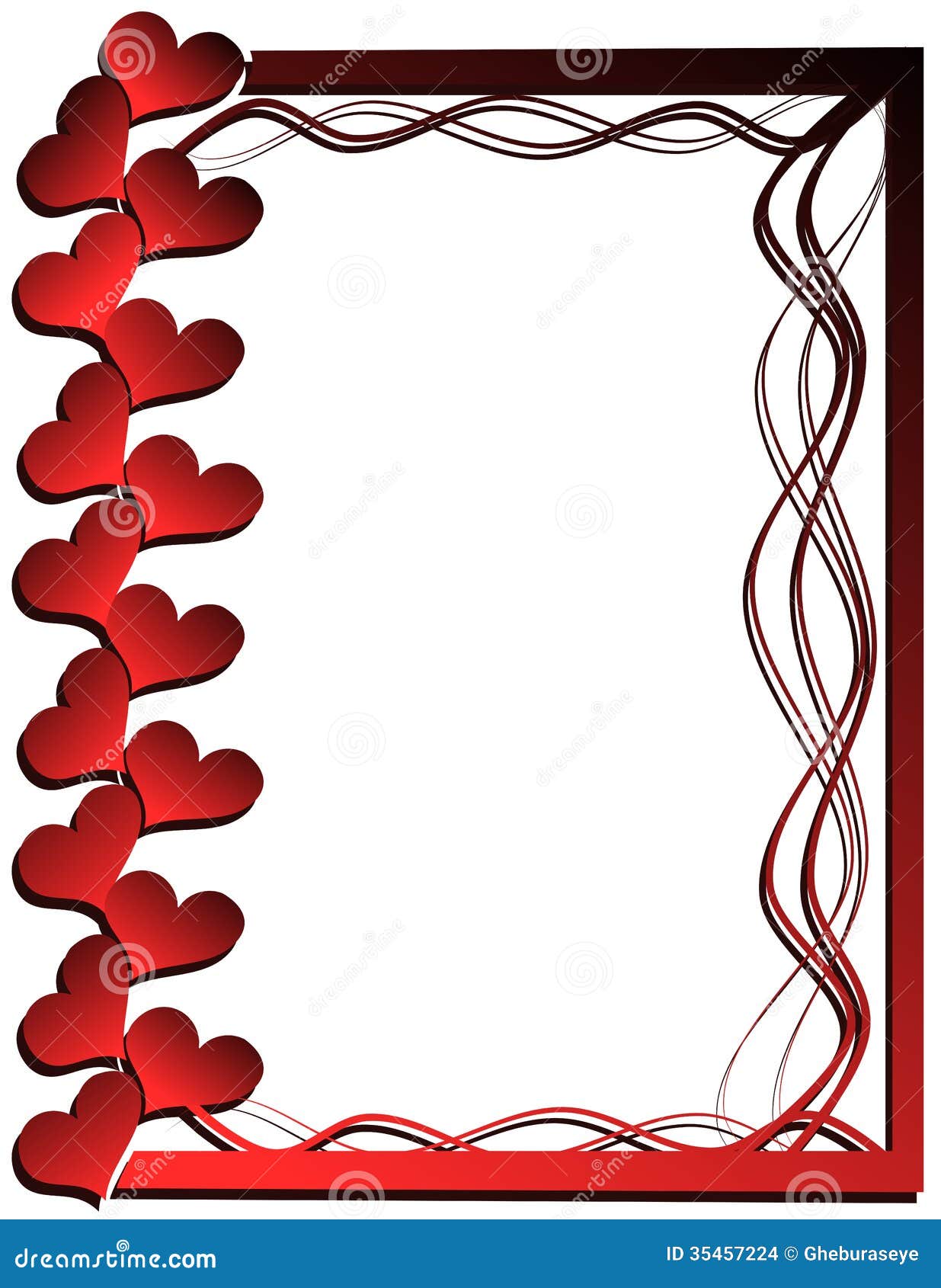 Love frame stock illustration. Illustration of format - 35457224