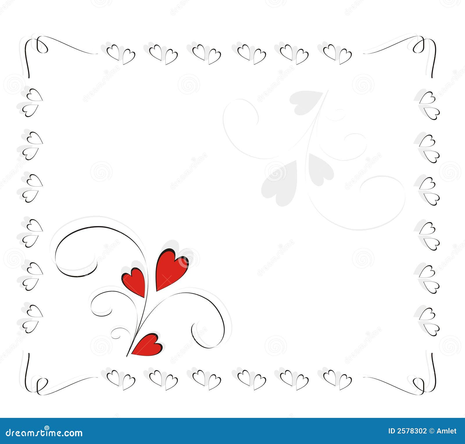 Love framework stock vector. Illustration of symbol, beauty - 2578302