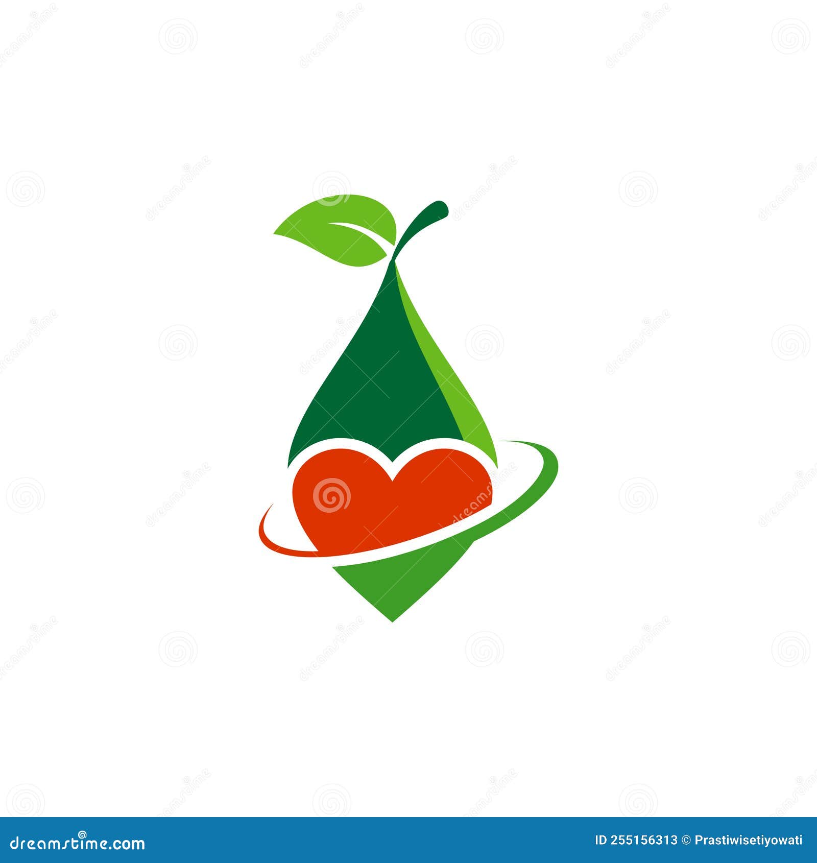 Love fresh fruit logo icon stock vector. Illustration of product ...