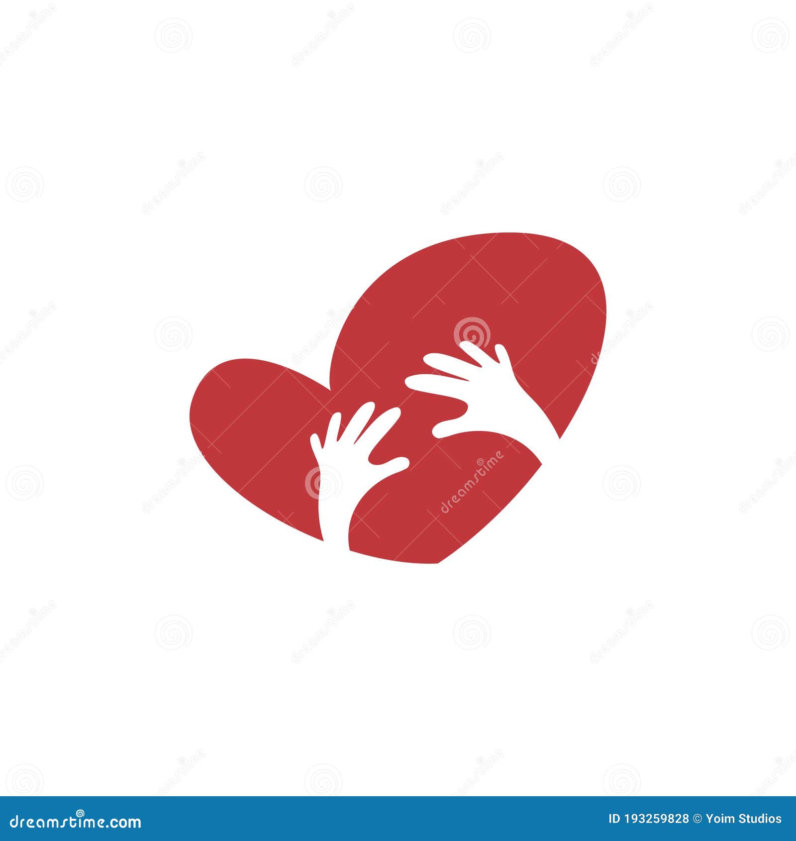 Love Friend Vector Icon Logo Design Template Illustration Stock Vector ...