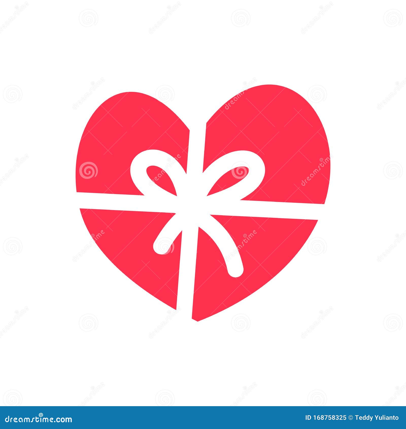 Love gift / present logo stock vector. Illustration of house - 168758325