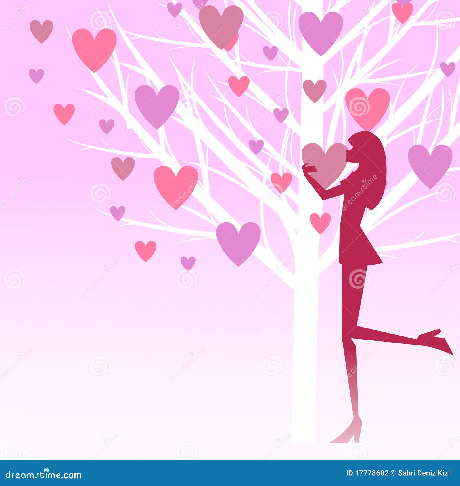 Love girl vector stock vector. Illustration of special - 17778602