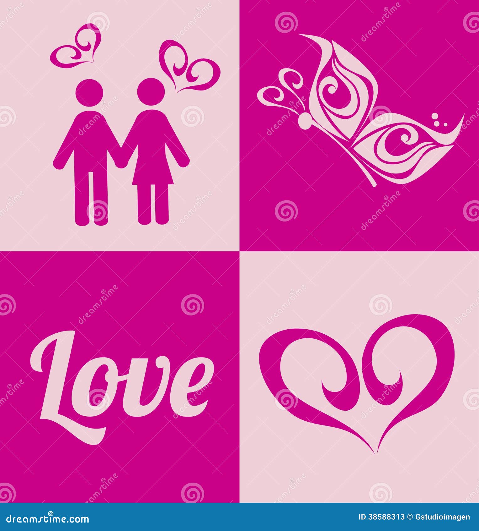 Love graphic design stock vector. Illustration of couple - 38588313