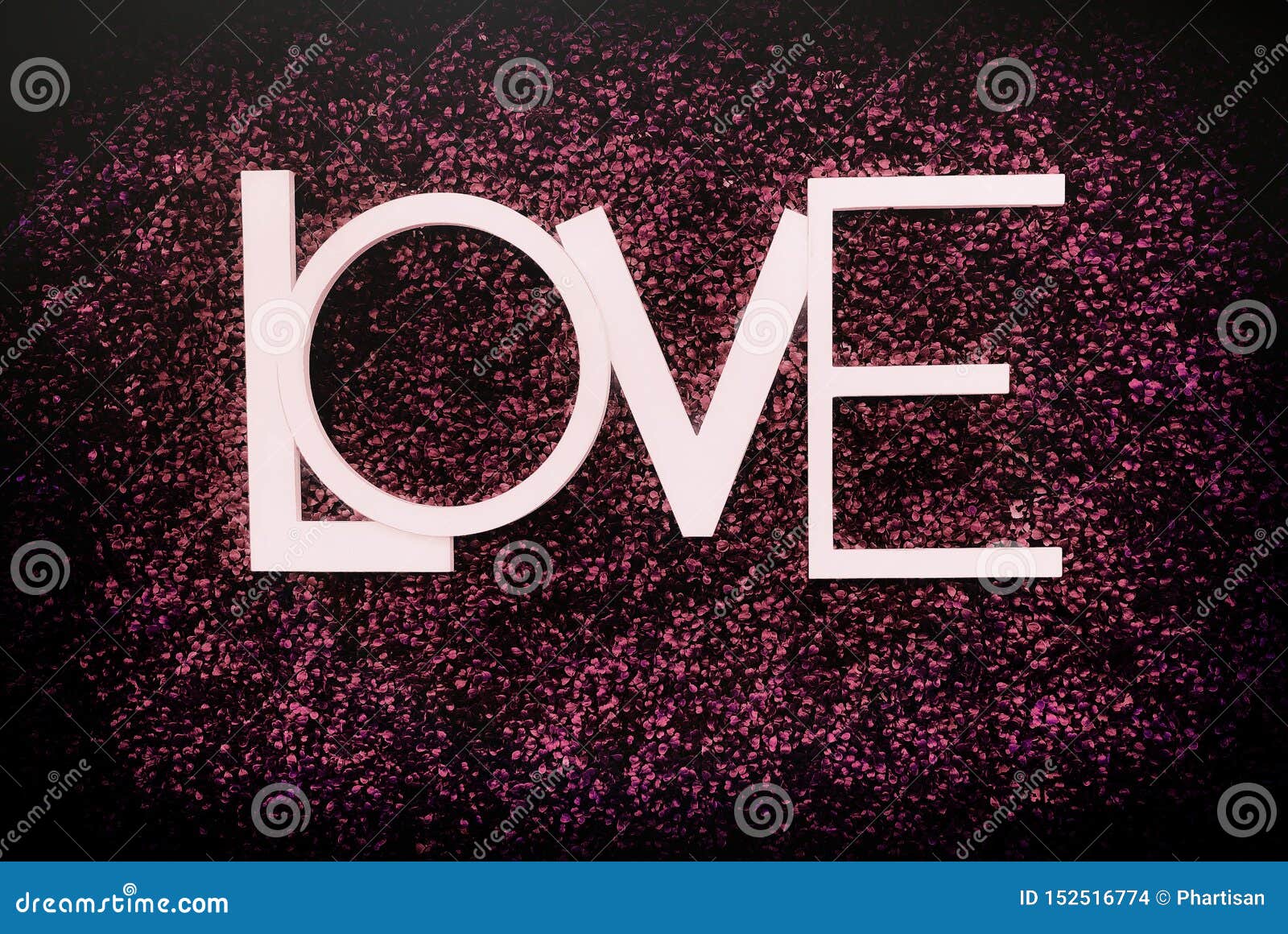 Love Message Design on Red Background. Stock Photo - Image of love ...