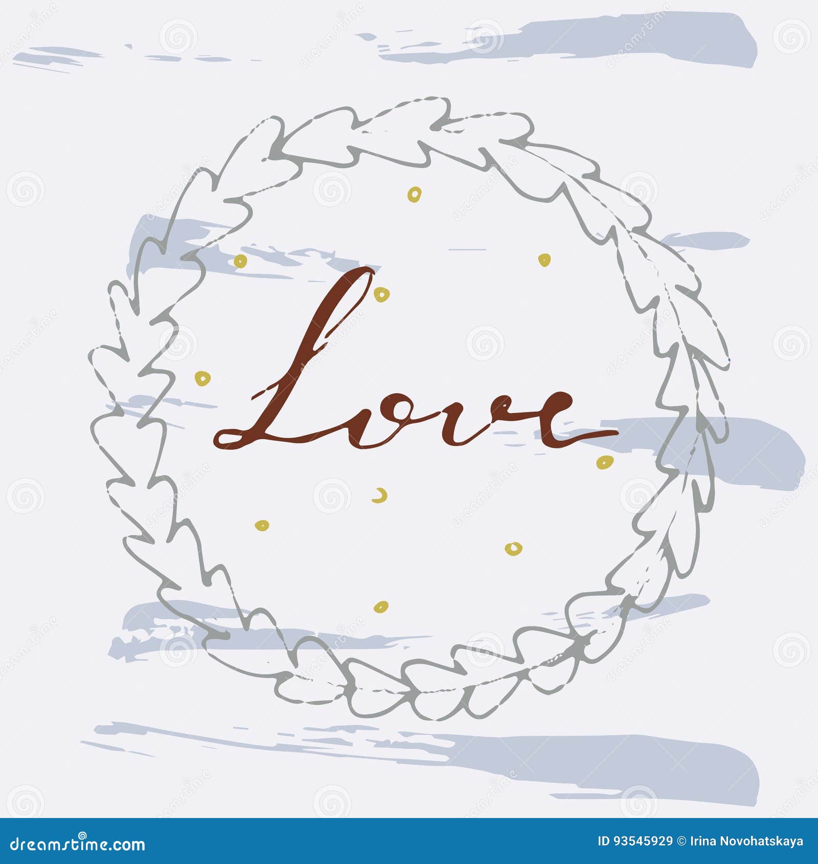 Love Hand Drawn Vector Illustration Stock Vector - Illustration of ...