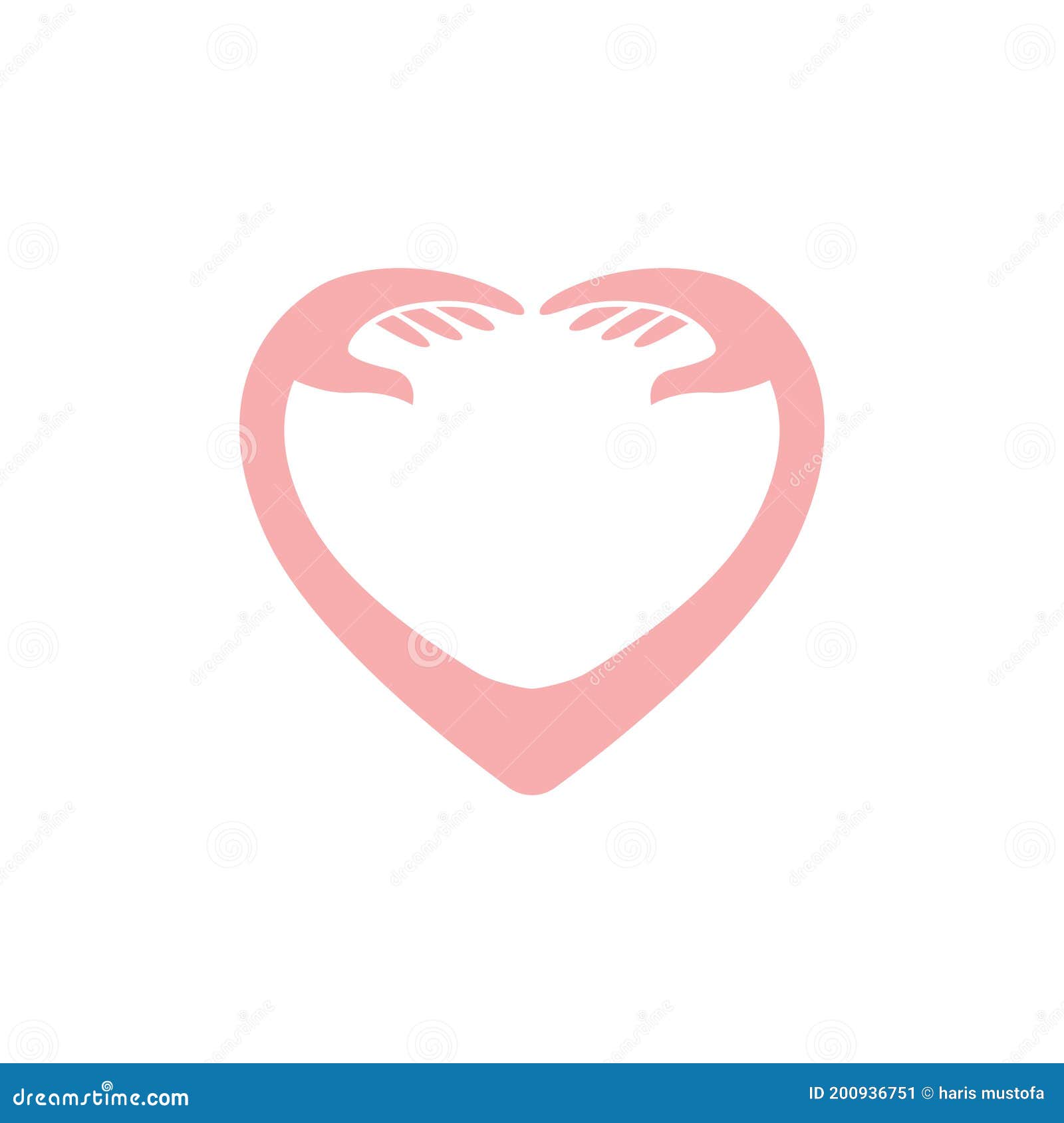 Love Hand Icon Design Template Vector Isolated Illustration Stock ...