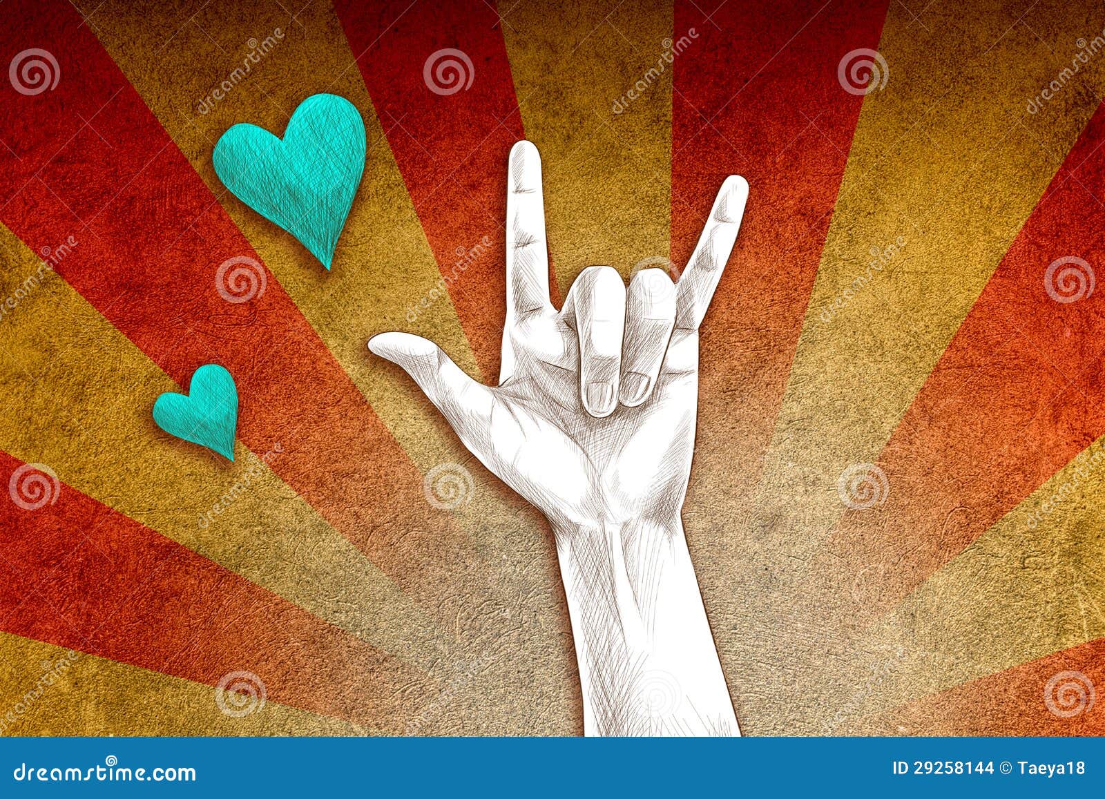 Love Hand Sign Stock Images - Image: 29258144