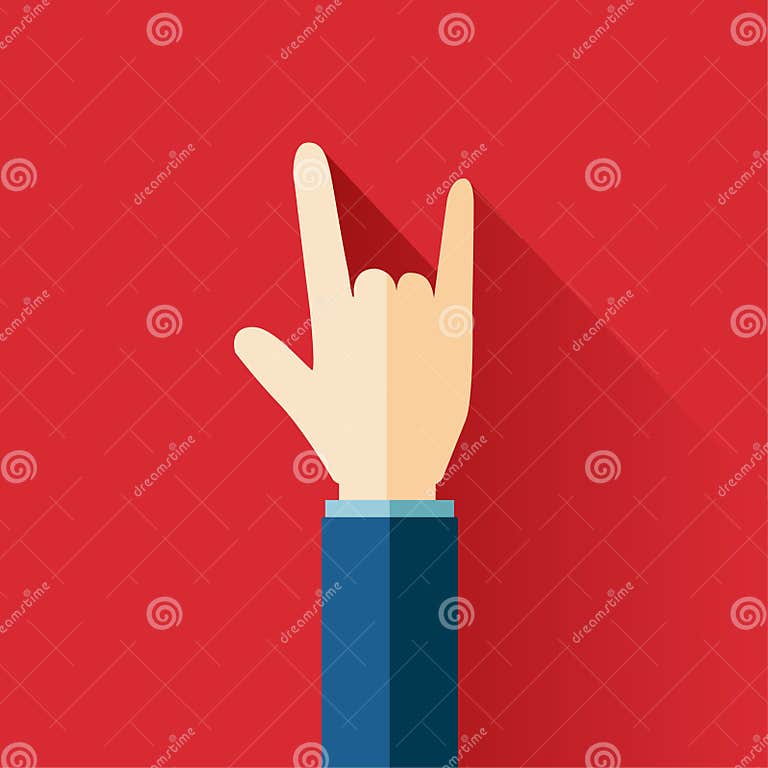 Love Hand Sign Stock Vector Illustration Of Love Gesture 44964764
