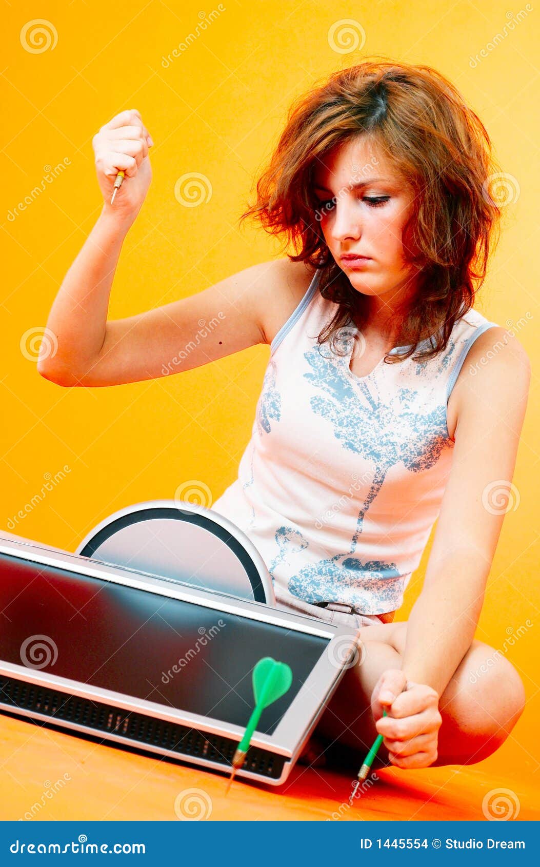 Love Hate Relationship with Computer. Stock Photo - Image of user ...