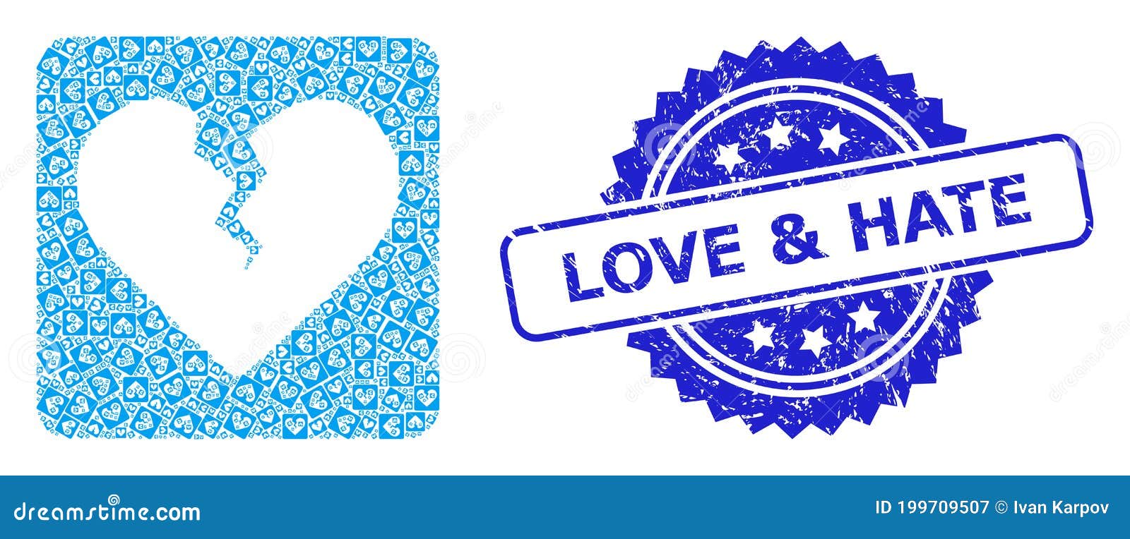 Detest And Admire As Different Choices In Life - Pictured As Words ...