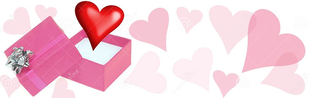 Love Header stock illustration. Illustration of present - 402617