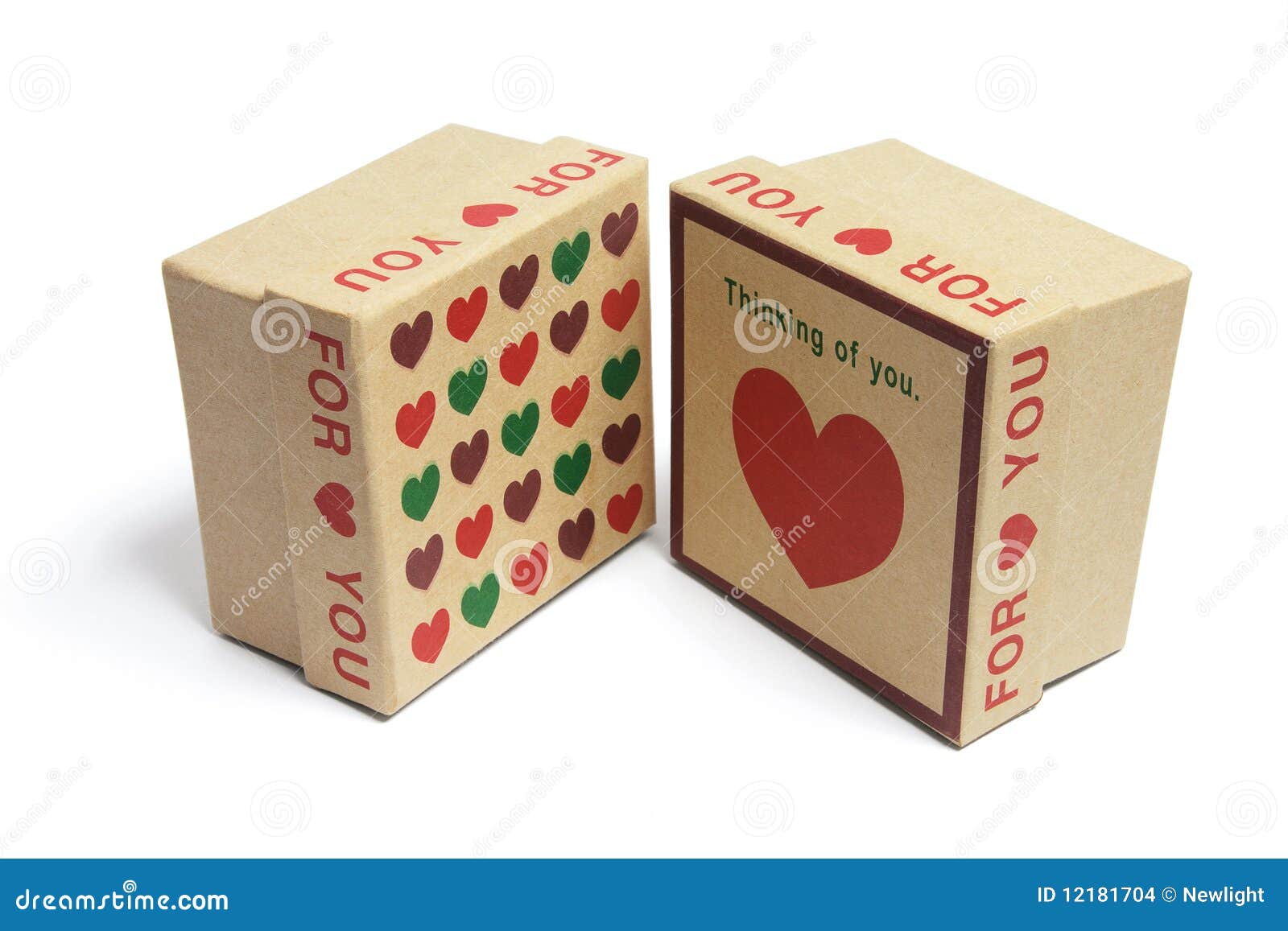 Love Heart Gift Boxes stock photo. Image of romance, shot - 12181704