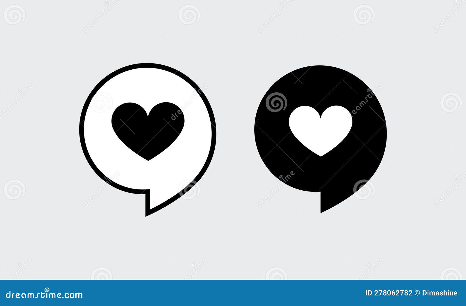 Love Heart, Hand Shape Symbol Web Icon Vector Illustration Stock Vector ...