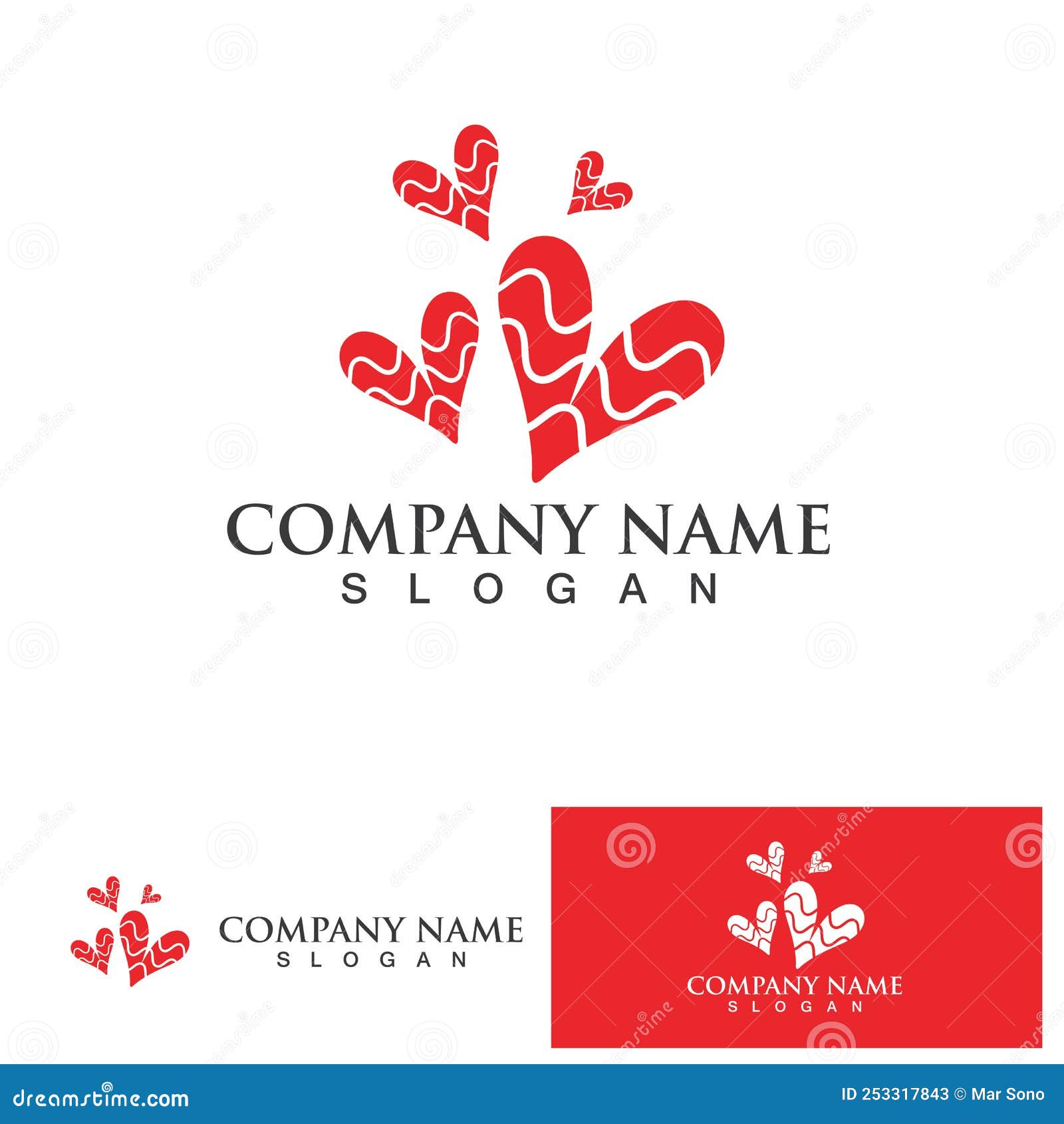 Love Heart Logo and Symbol Vector Template Stock Vector - Illustration ...