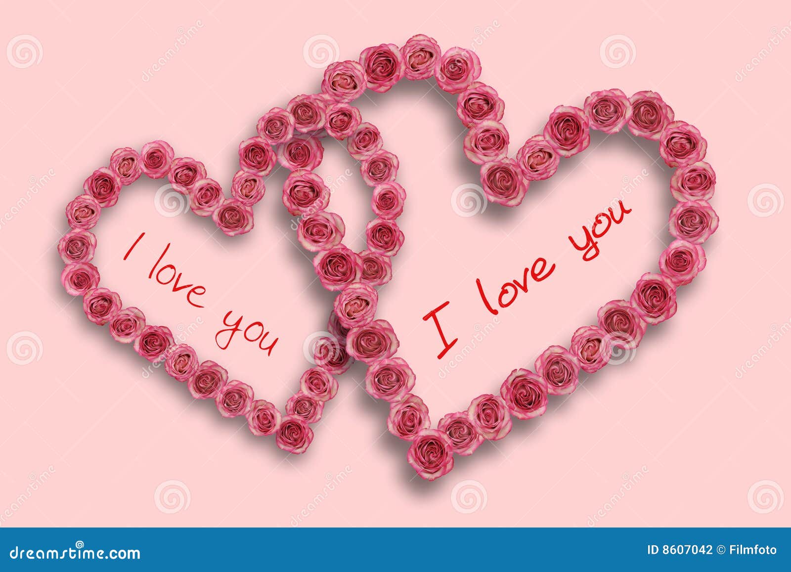 Love heart with rose stock photo. Image of bouquet, dating - 8607042