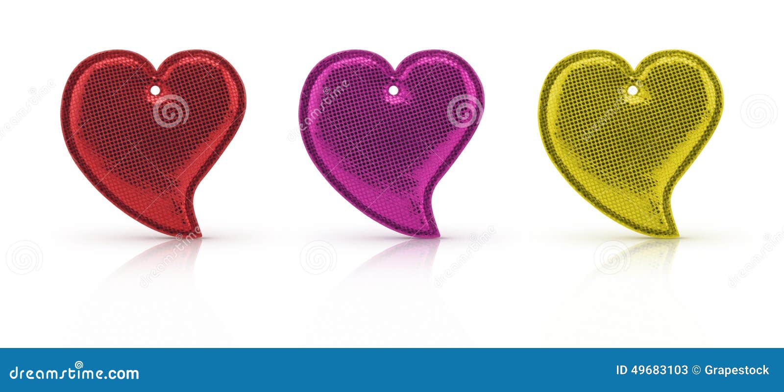 Love Heart Shape Toy Isolated On White With Clipping Path Stock Image ...