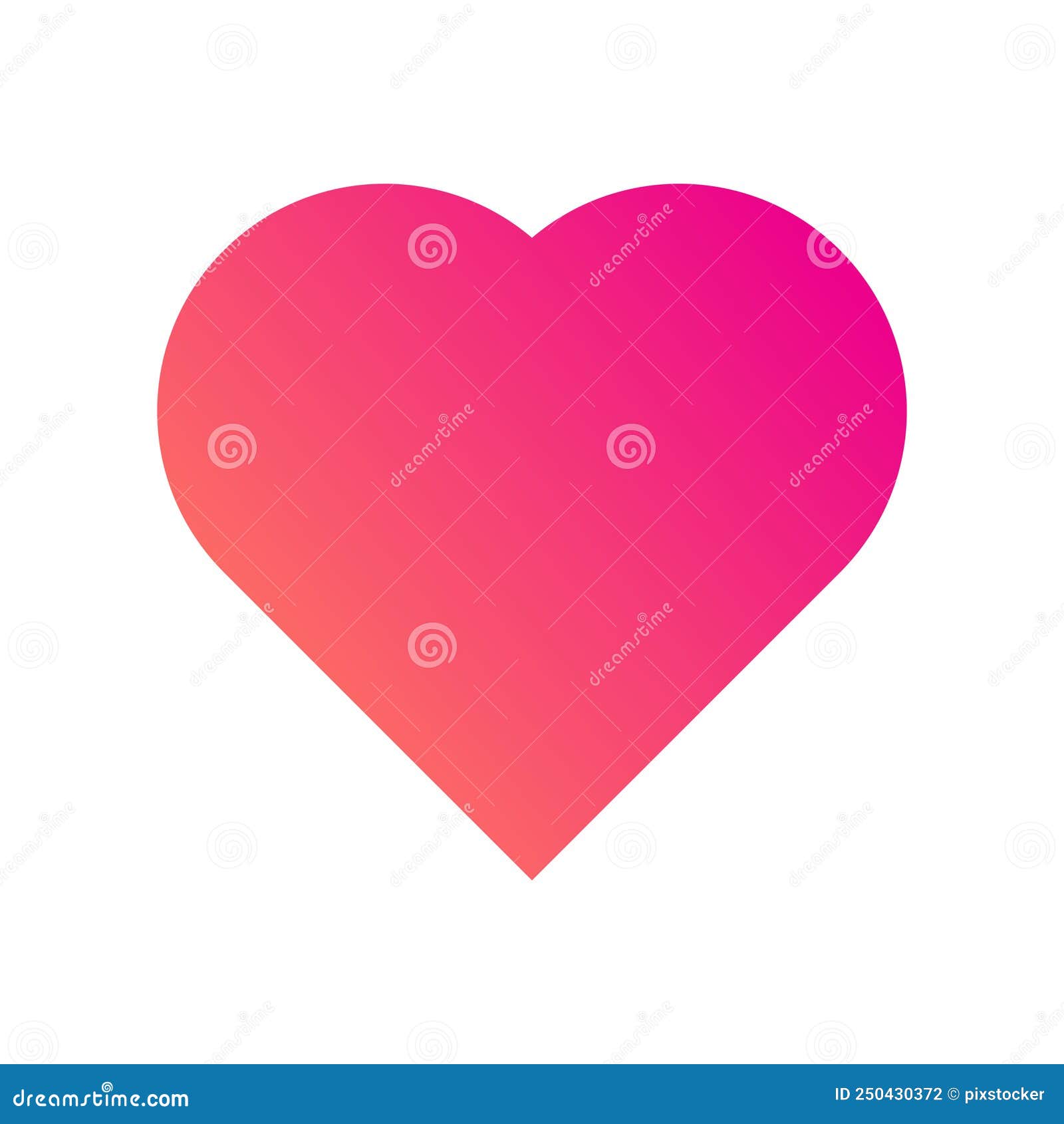 Love Heart Symbol Icon. Love Sign Symbol Vector Template Stock Vector ...