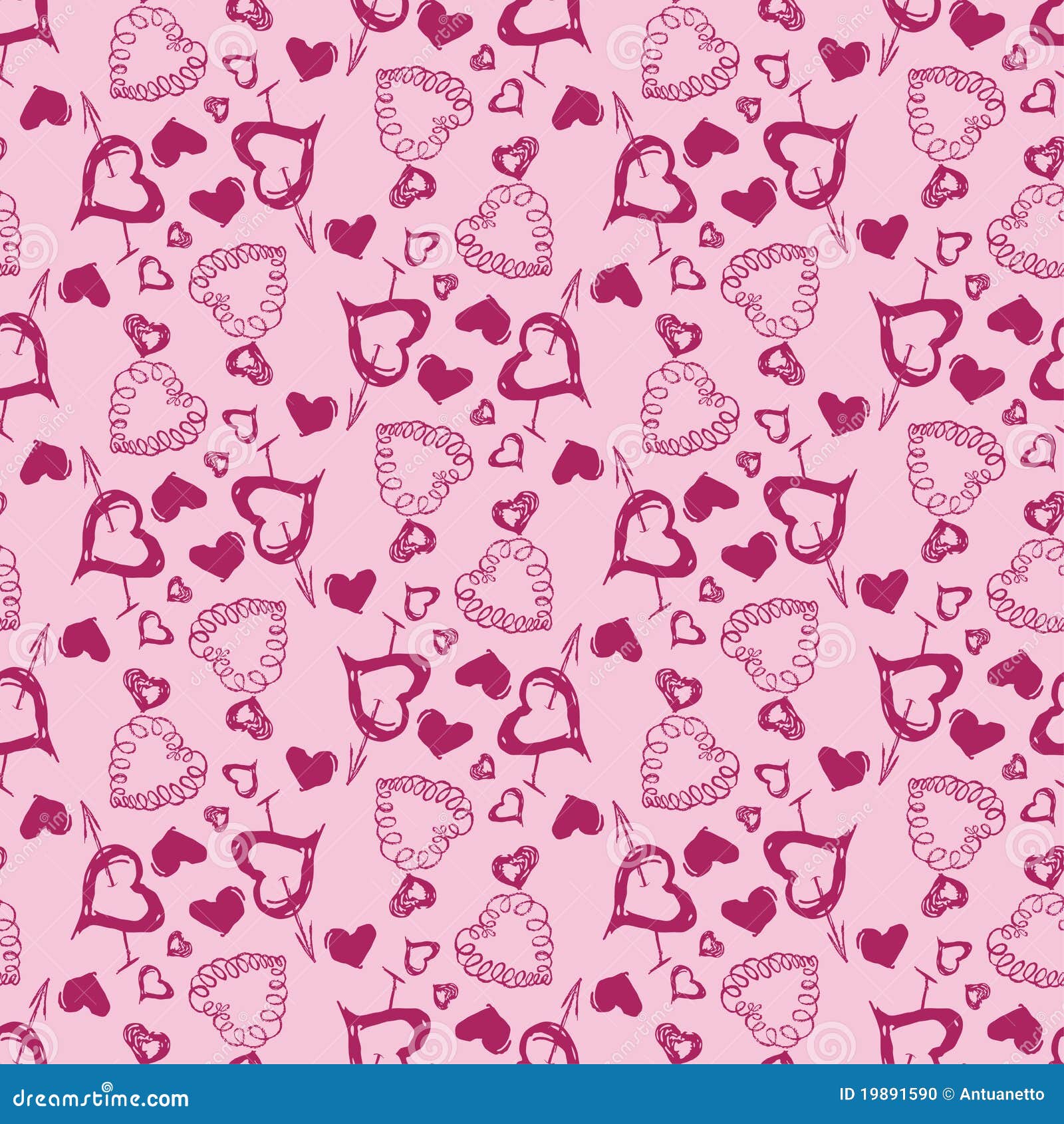 Heart Love Pattern Style