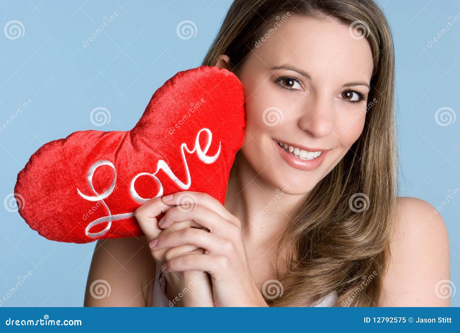 Love Heart Woman stock image. Image of smiling, woman - 12792575
