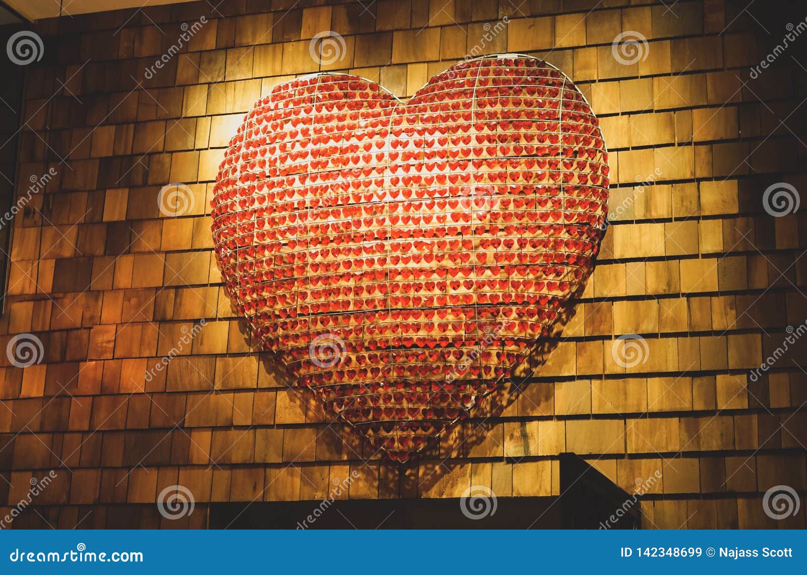 Love heart wall stock image. Image of wooden, light - 142348699