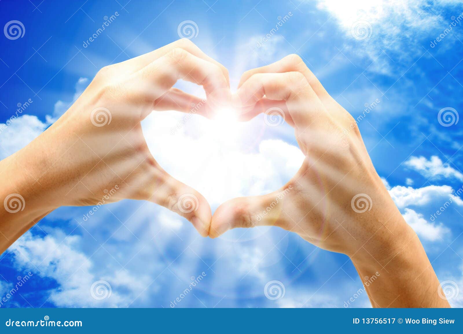 Love from heaven stock image. Image of spiritual, clouds - 13756517
