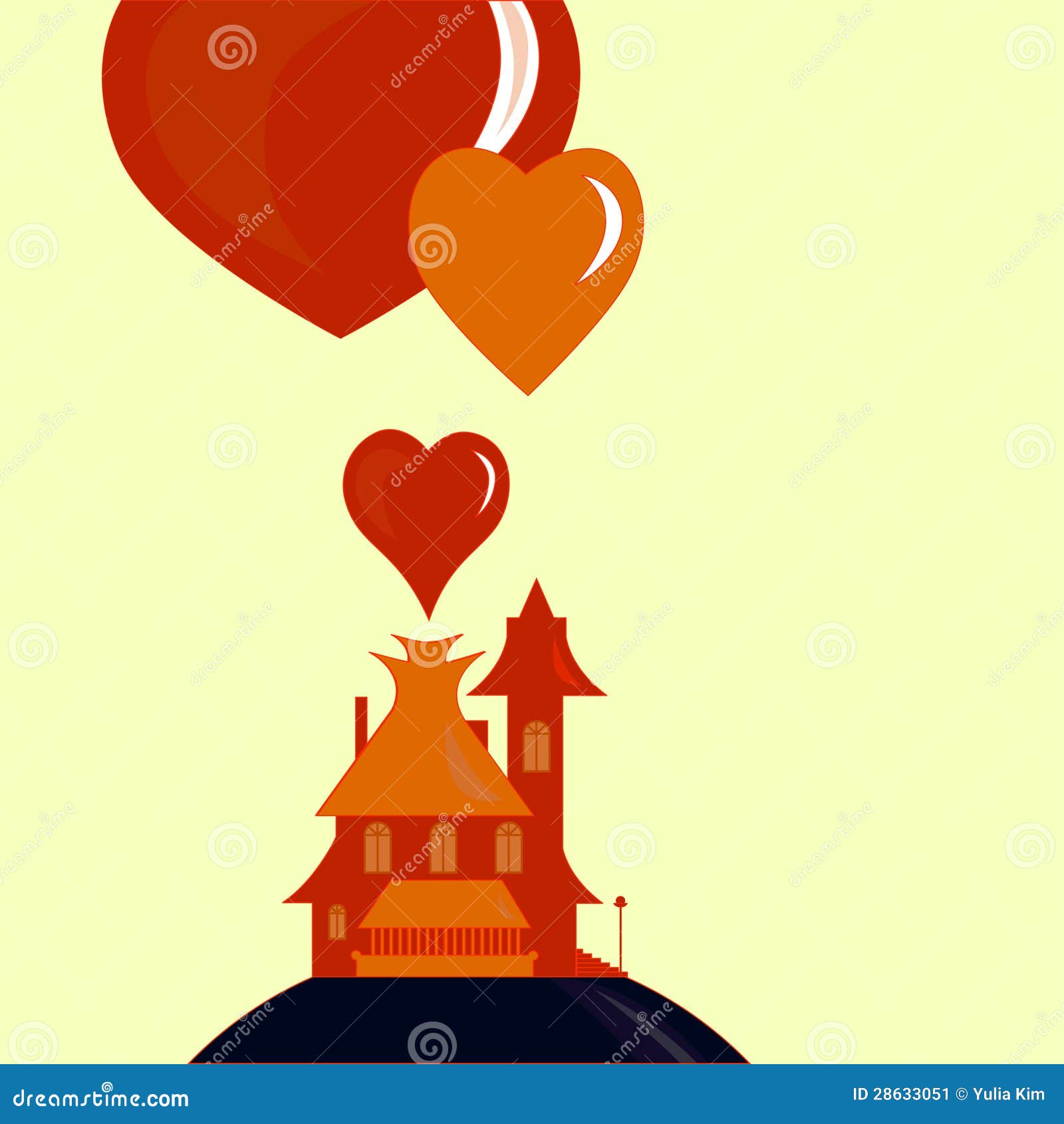 Love home stock illustration. Illustration of party, harmony - 28633051