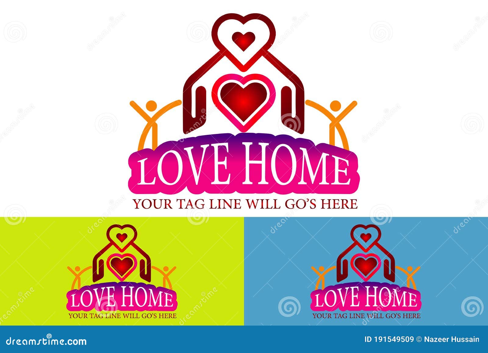 Love Home logo icon vector stock vector. Illustration of lover - 191549509