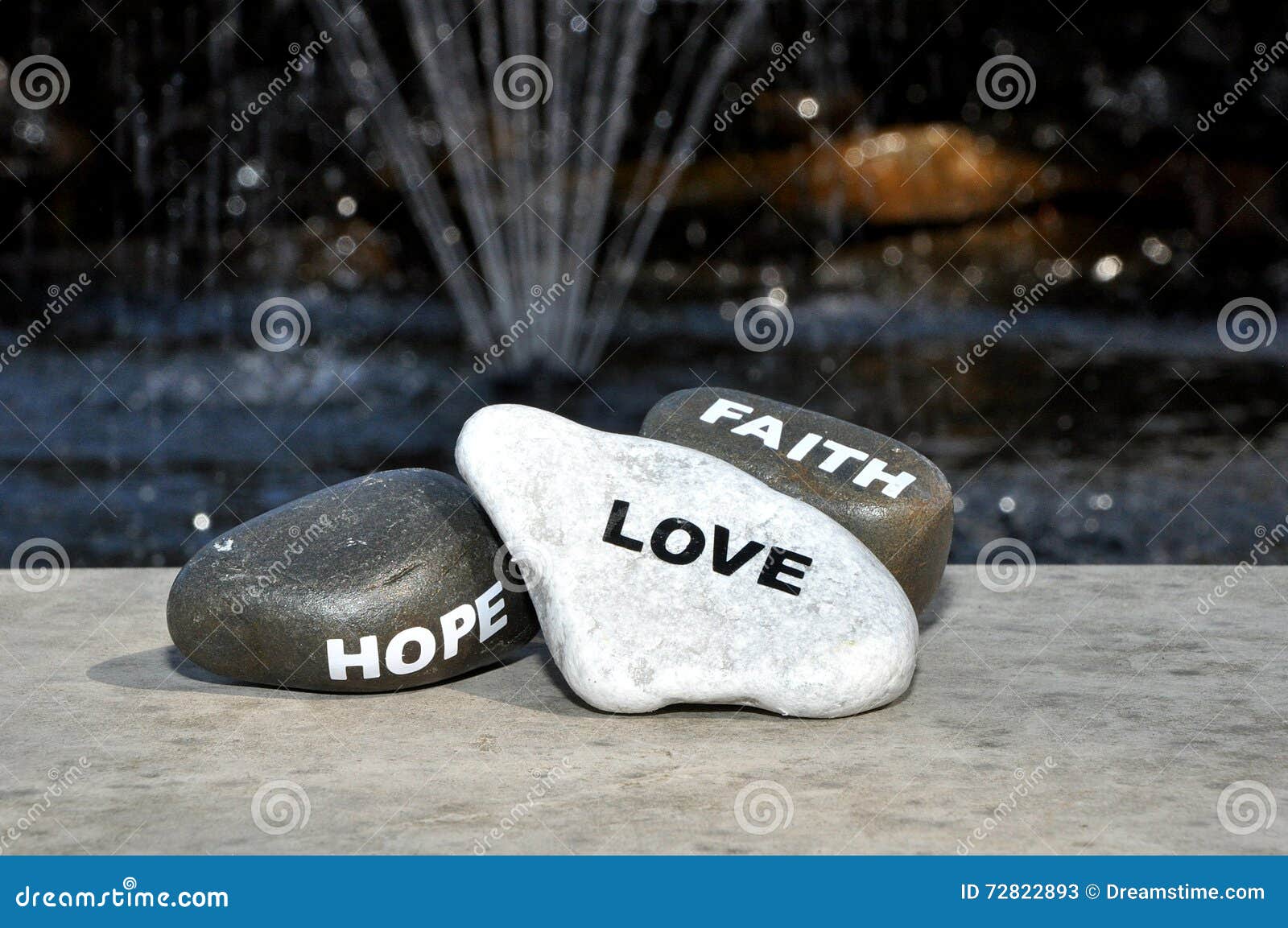 Love hope and faith stock image. Image of relationships - 72822893
