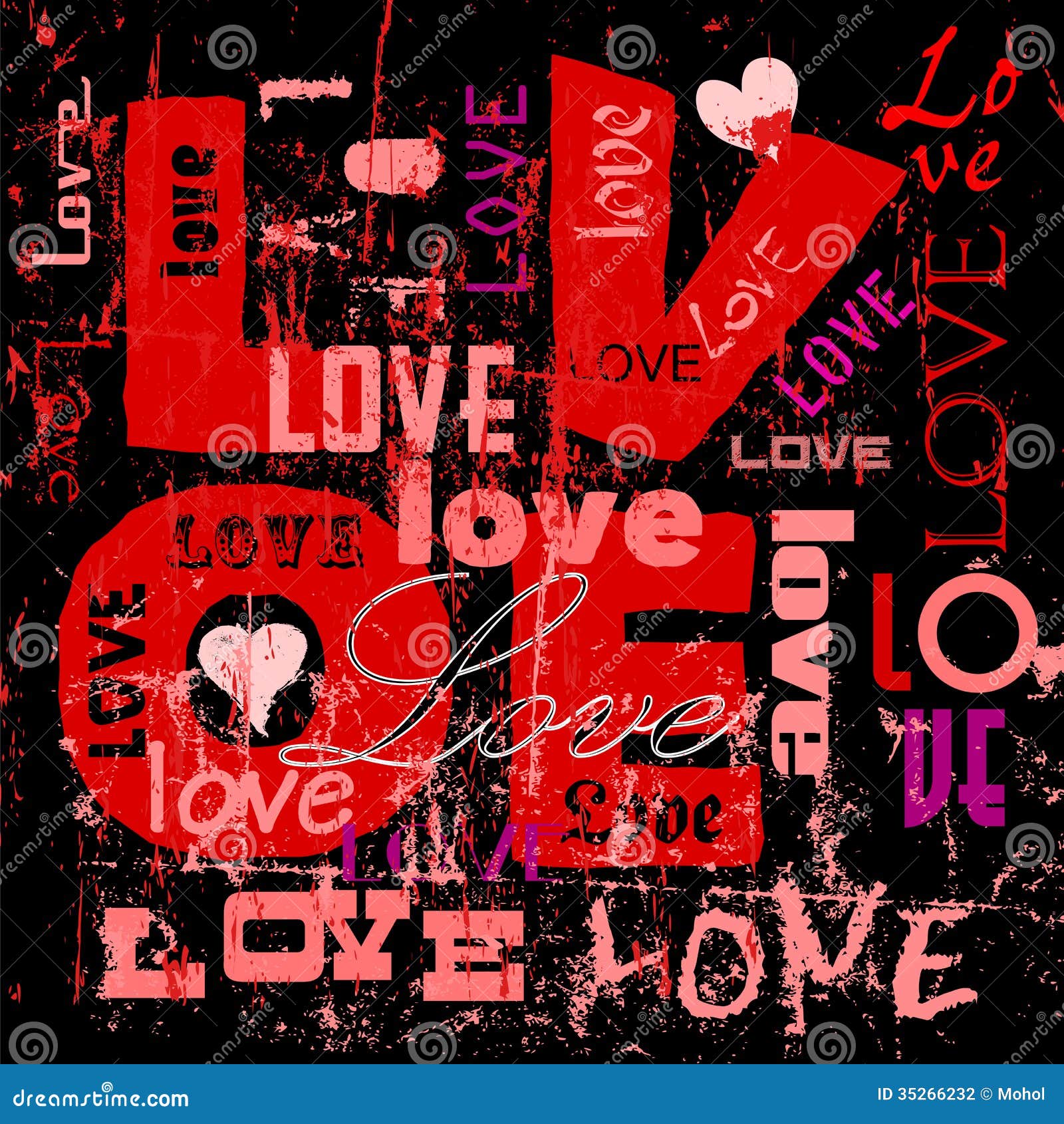 Love illustration stock vector. Illustration of graphic - 35266232